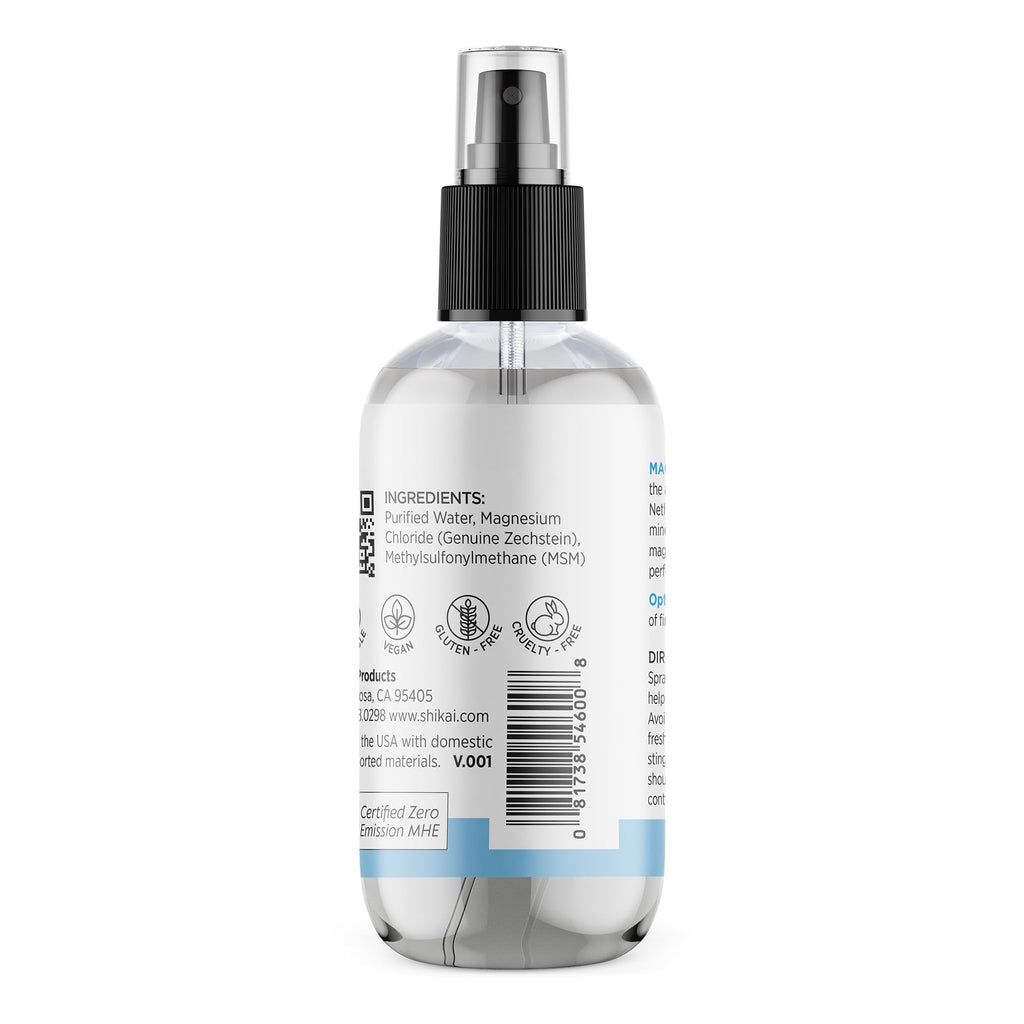 quick relief magnesium body spray