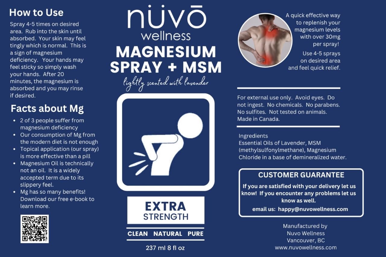 quick relief magnesium oil spray