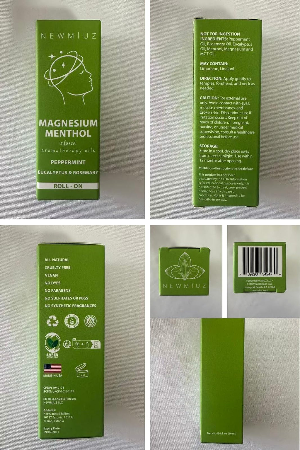 quick relief magnesium roll-on stick