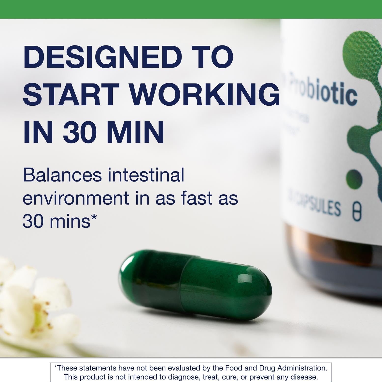 Quick relief probiotics for digestive health