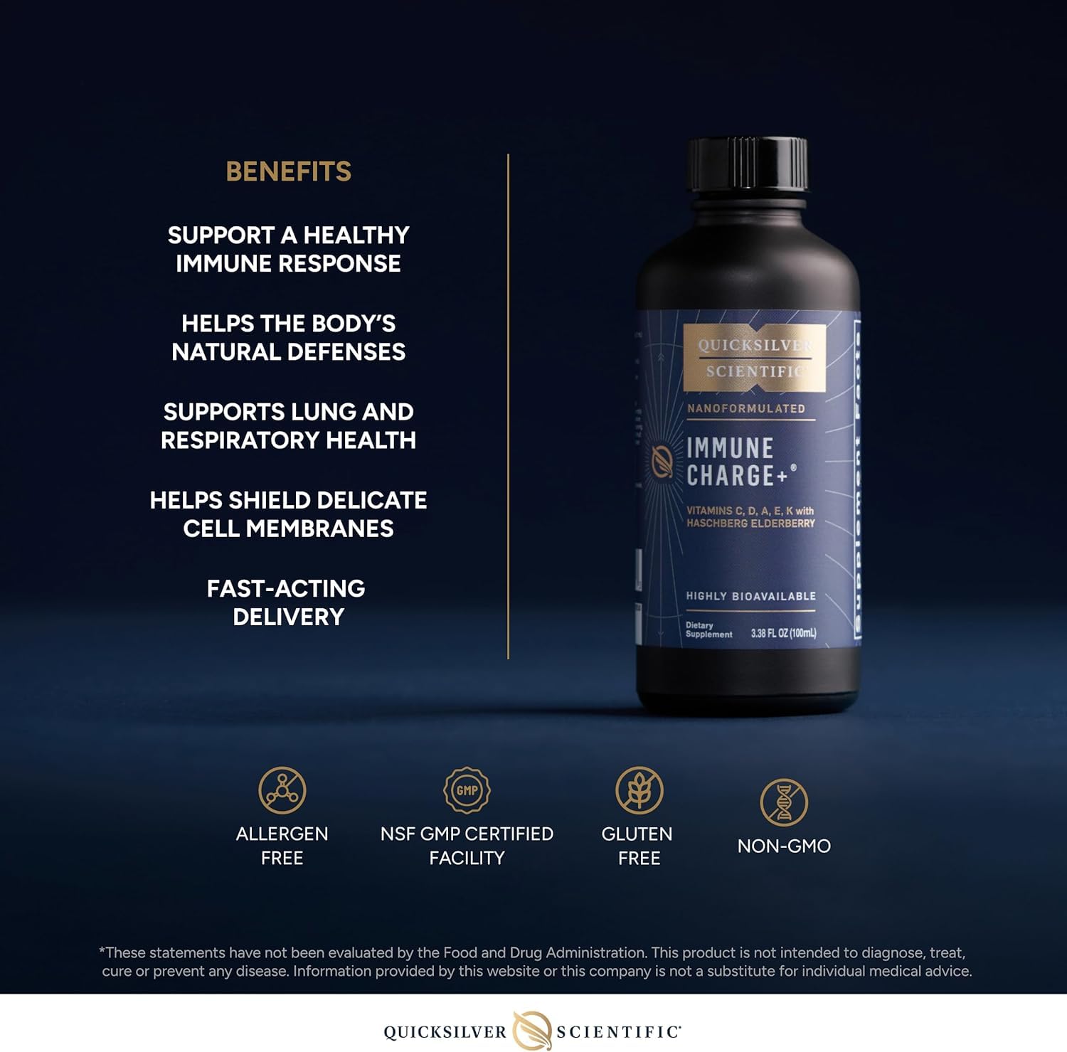 Quicksilver elderberry syrup for cold relief