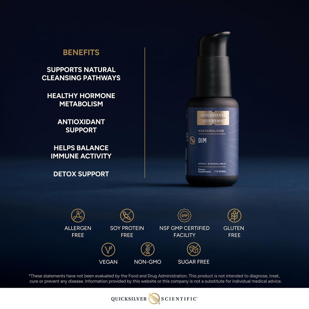 Quicksilver Scientific DIM 1.7 oz benefits
