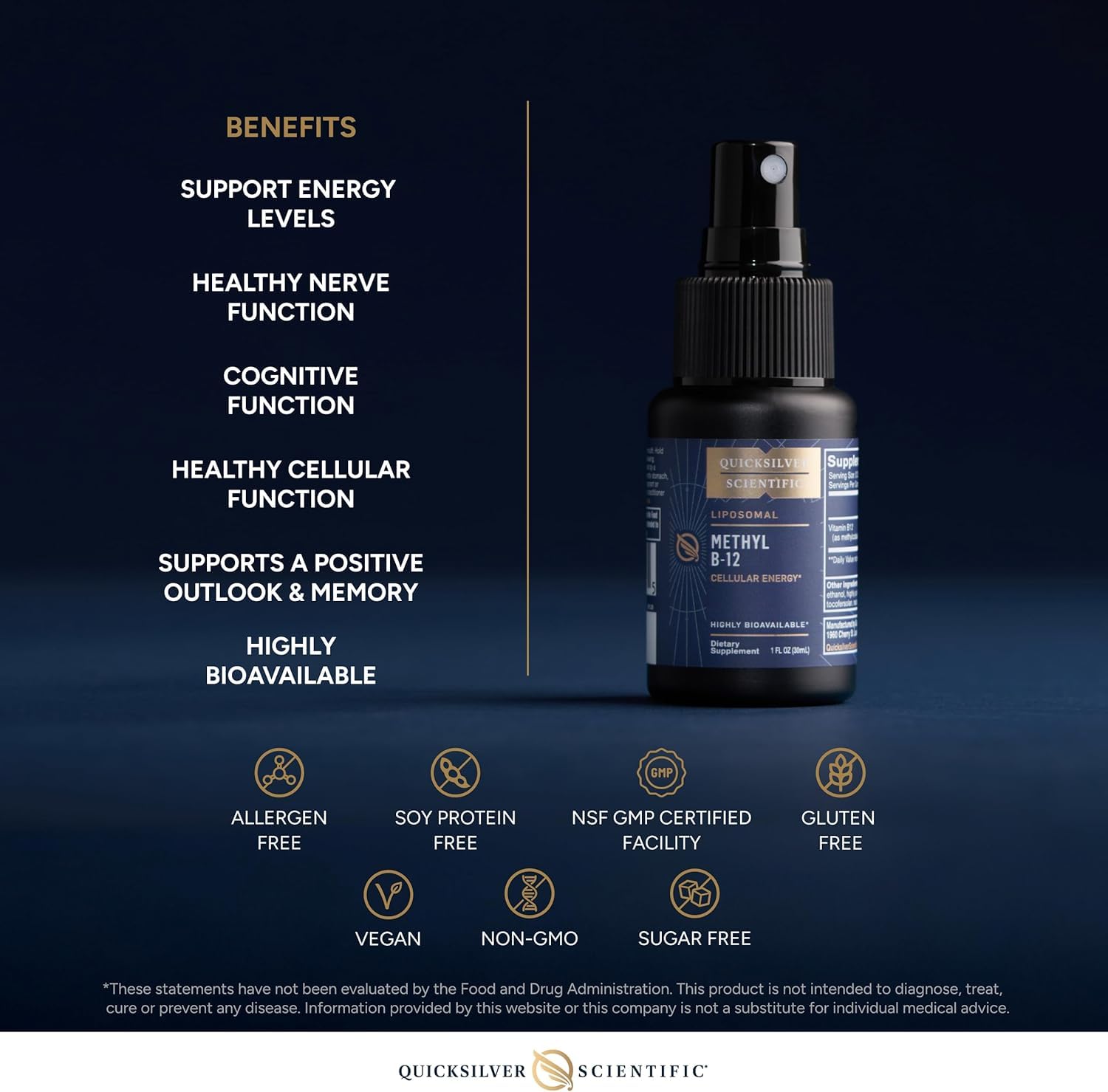 Quicksilver Scientific vitamin b12 drops