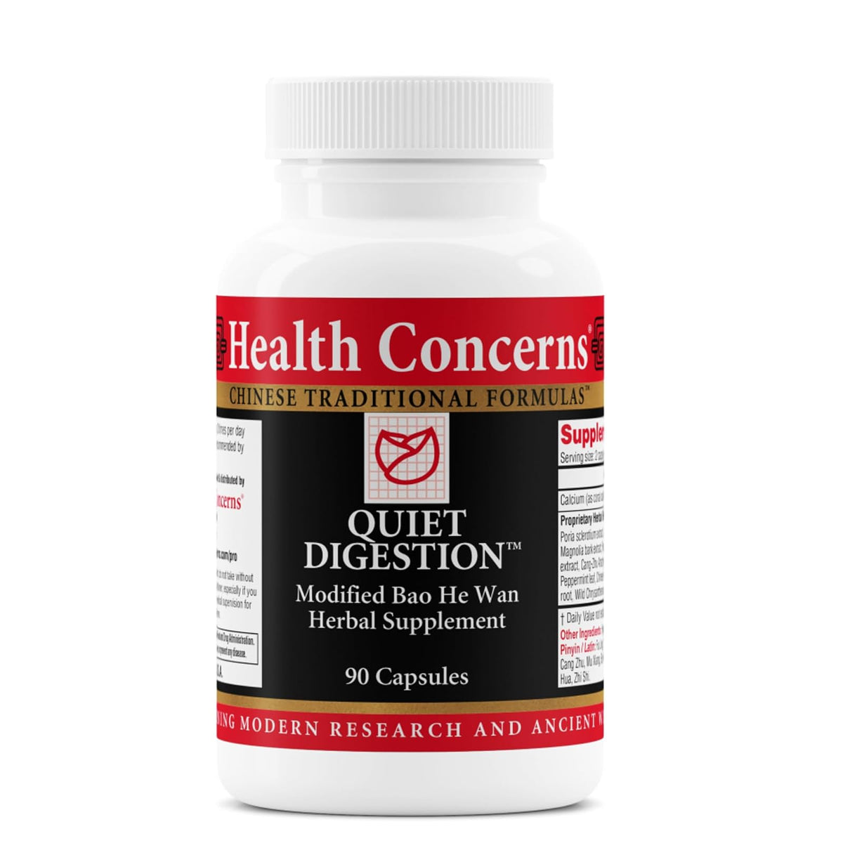 quiet digestion herbal formula capsules