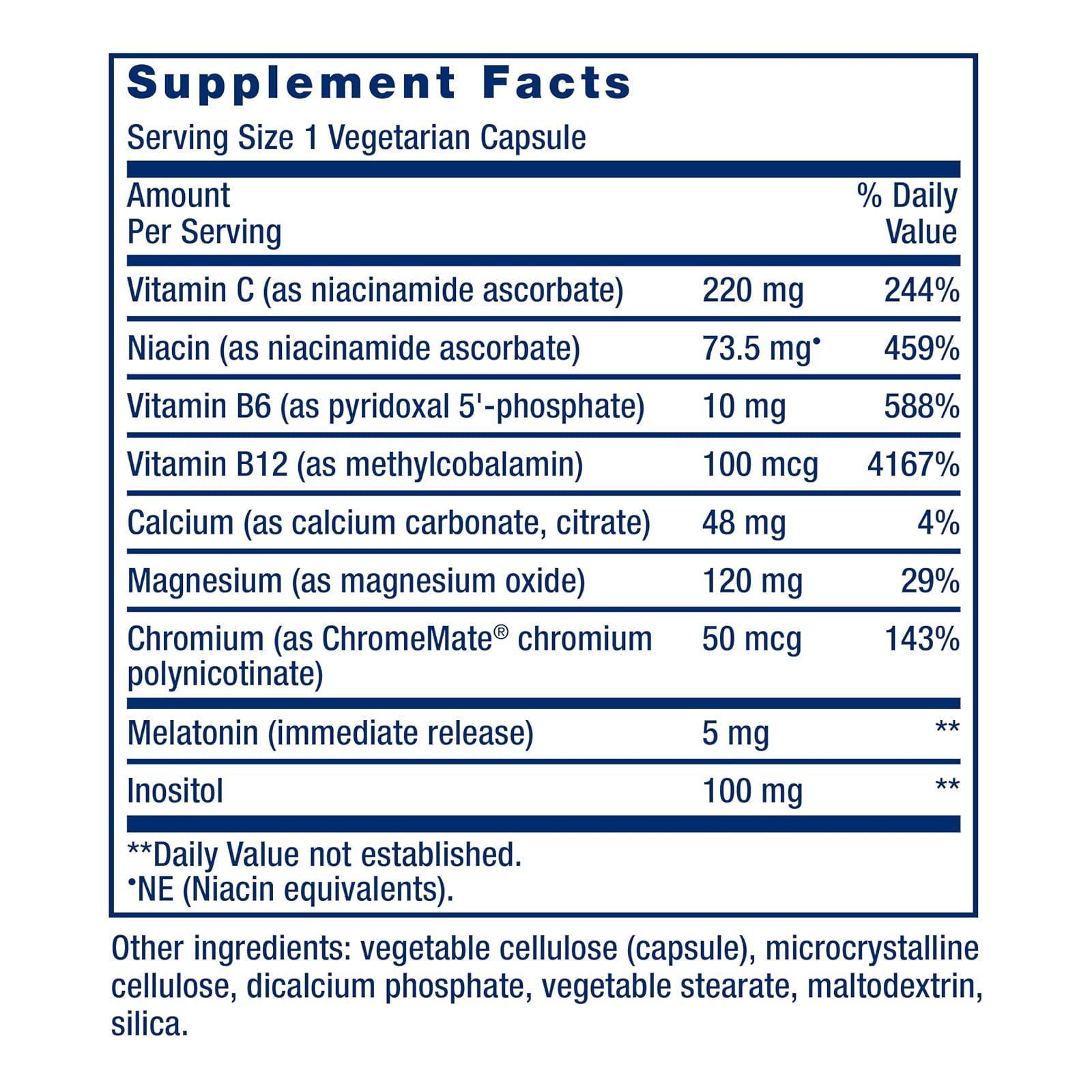 Quiet Sleep melatonin capsules 5 mg