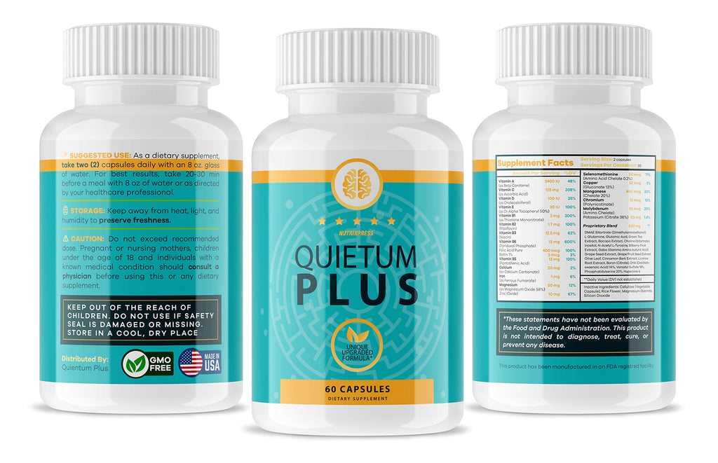 Quietum Plus capsules for a healthier lifestyle