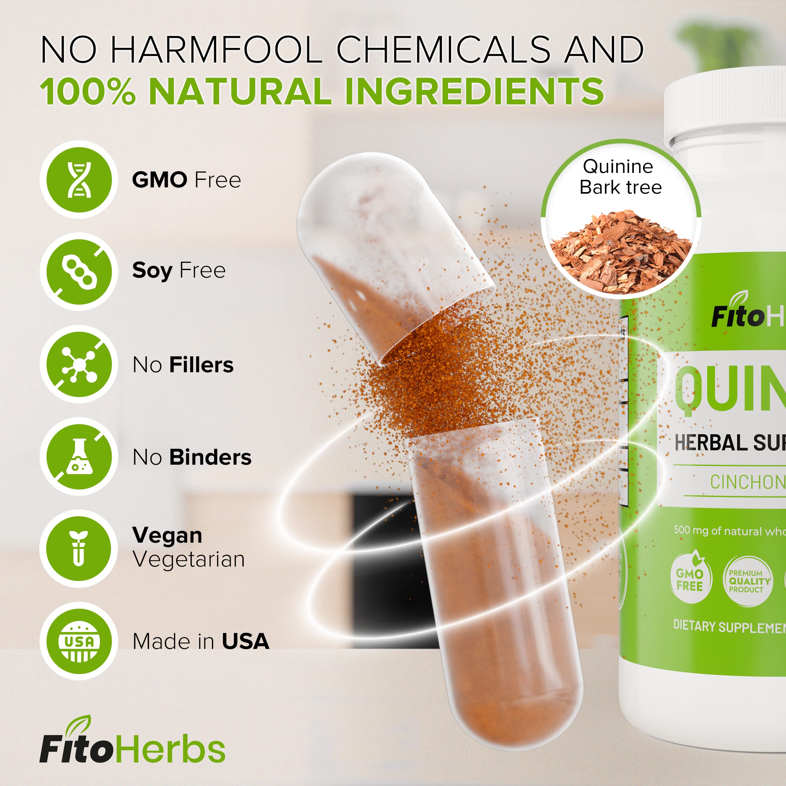 quinine capsules for daily nutrition