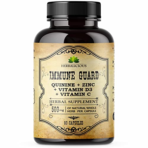 Quinine capsules with Vitamin C