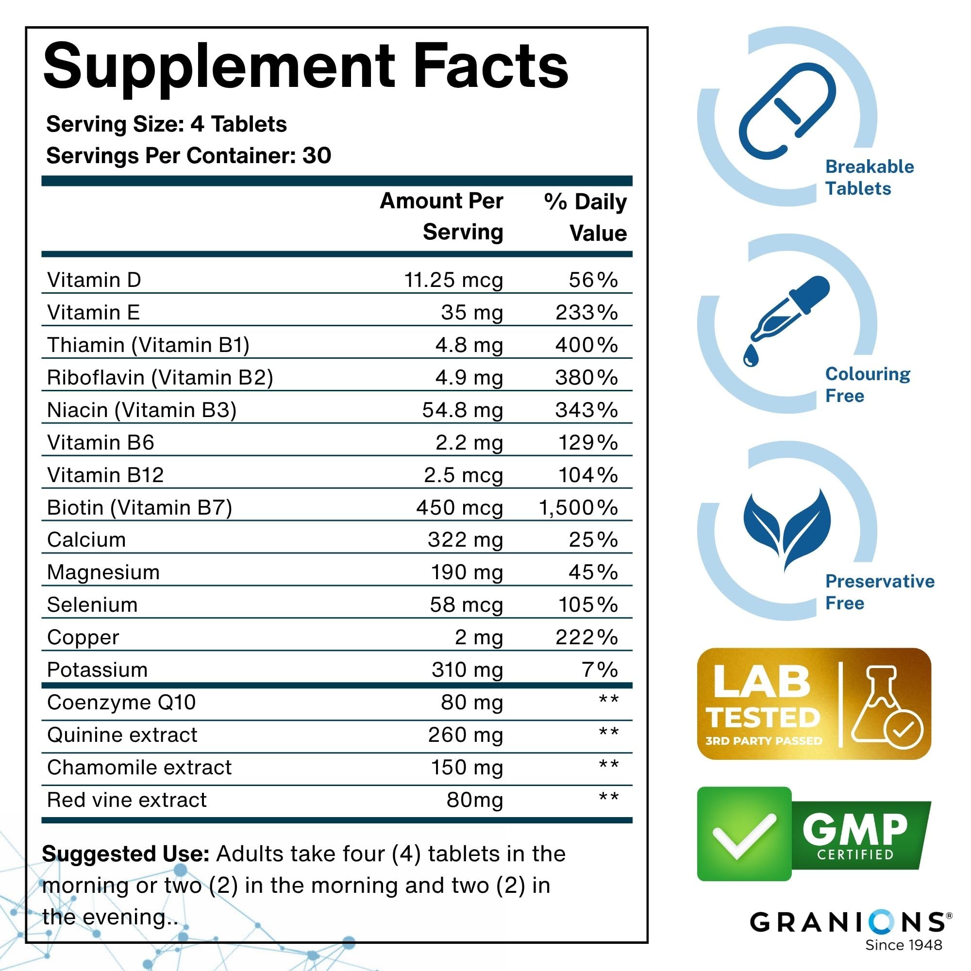 quinine for muscle relief