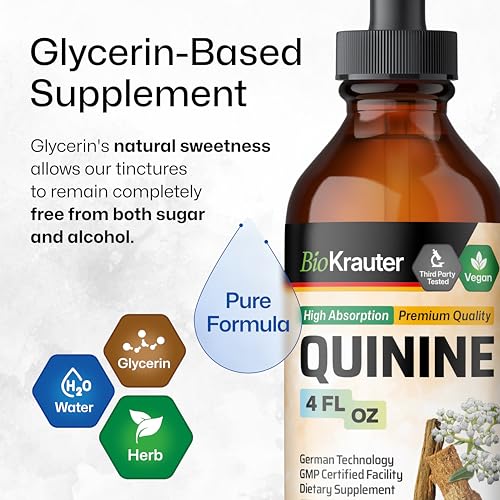 Quinine tincture for active lifestyles