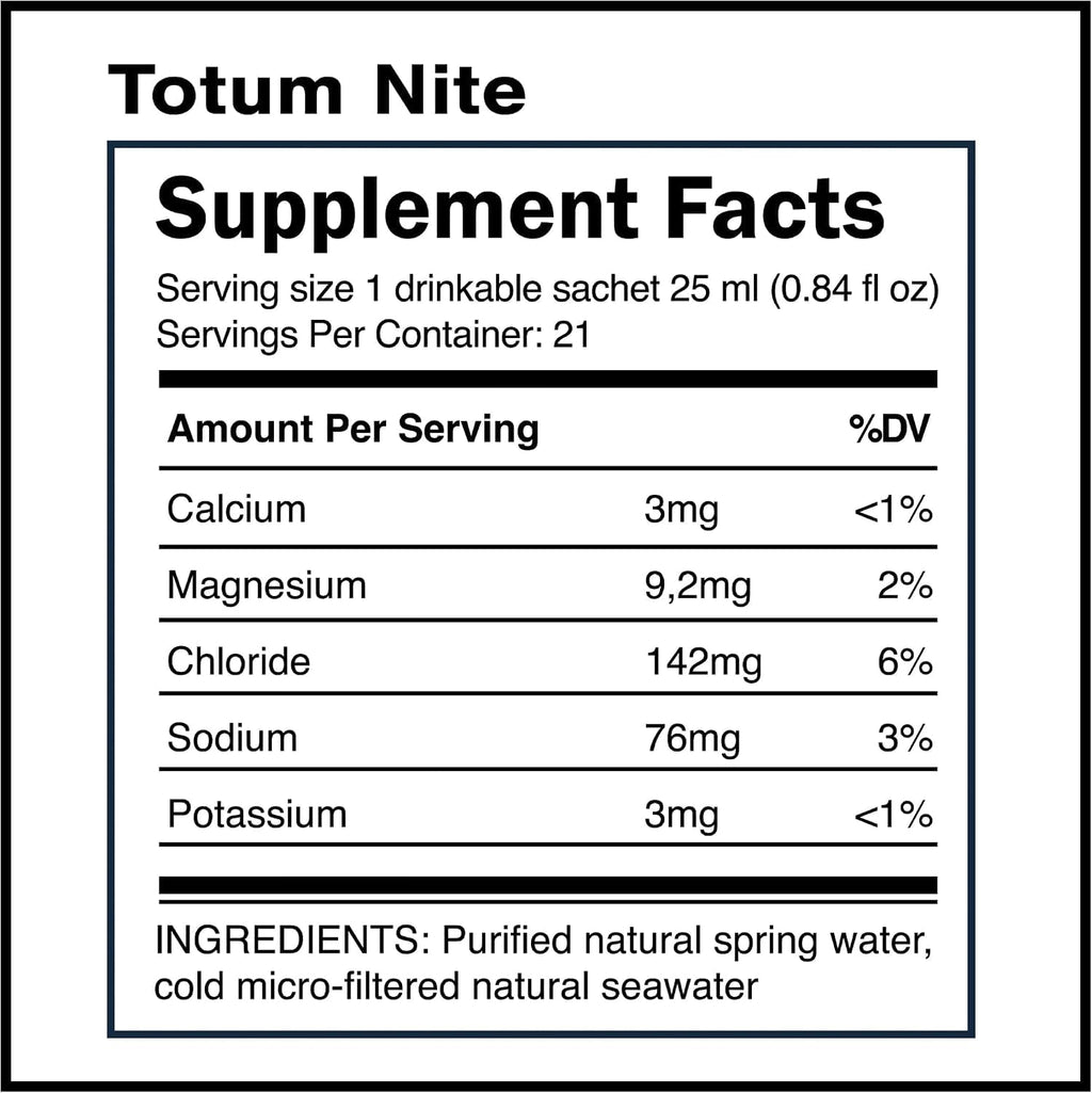 Quinton Totum Nite for hydration