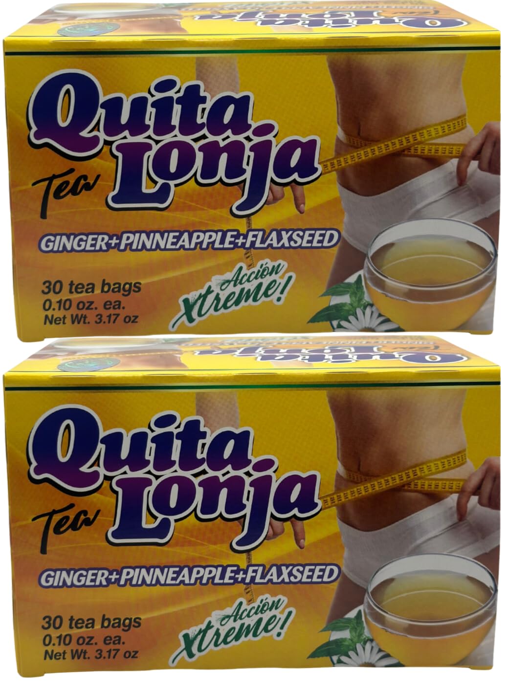 Quita Lonja ginger tea bags
