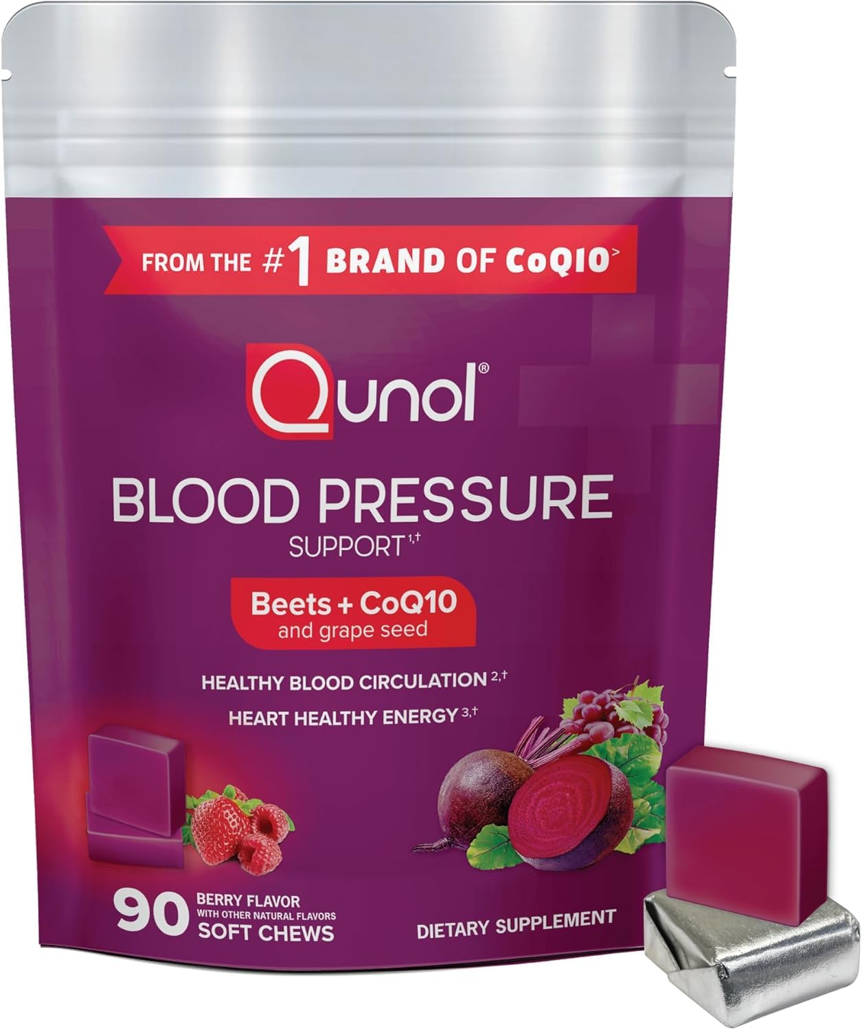 Qunol beet roots chews for energy