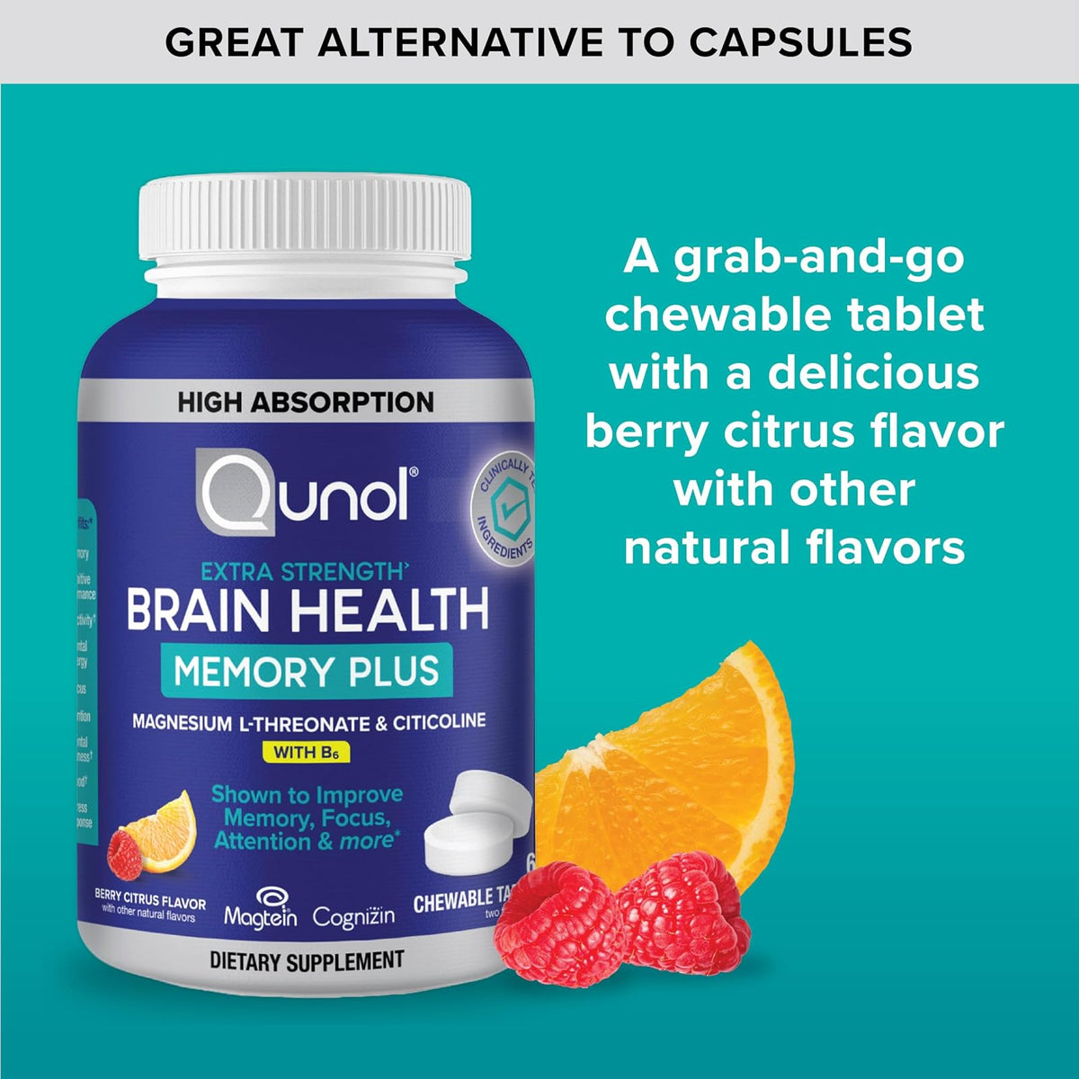 Qunol chewables for mental clarity