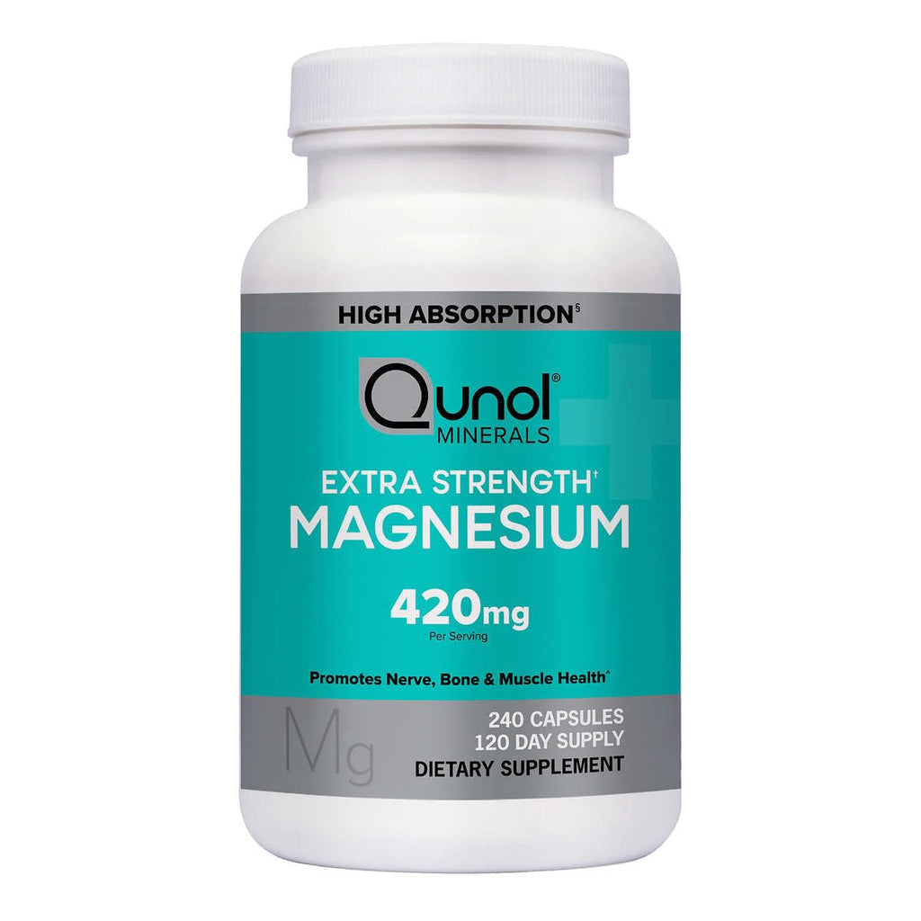 Qunol magnesium capsules for energy