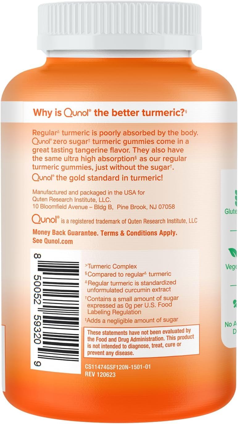Qunol turmeric for enhanced vitality