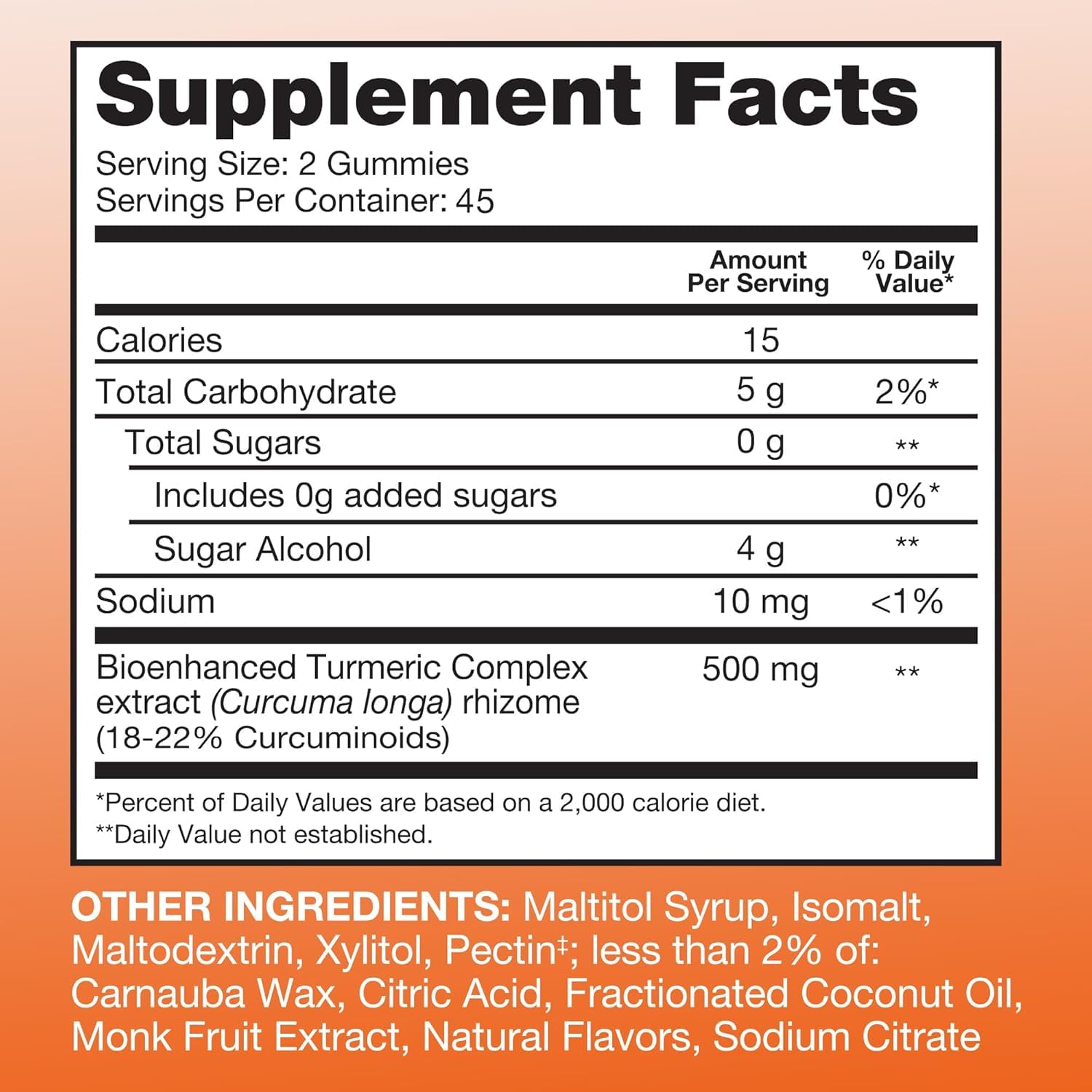 Qunol turmeric gummies with curcumin benefits