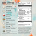 QUOR creatine gummies for muscle recovery