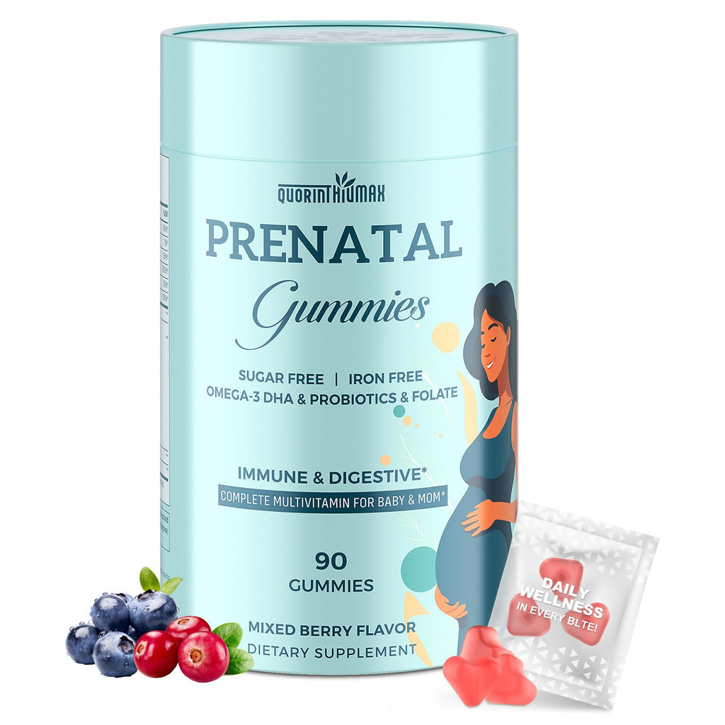 Quorinthiumax prenatal gummies for expecting mothers