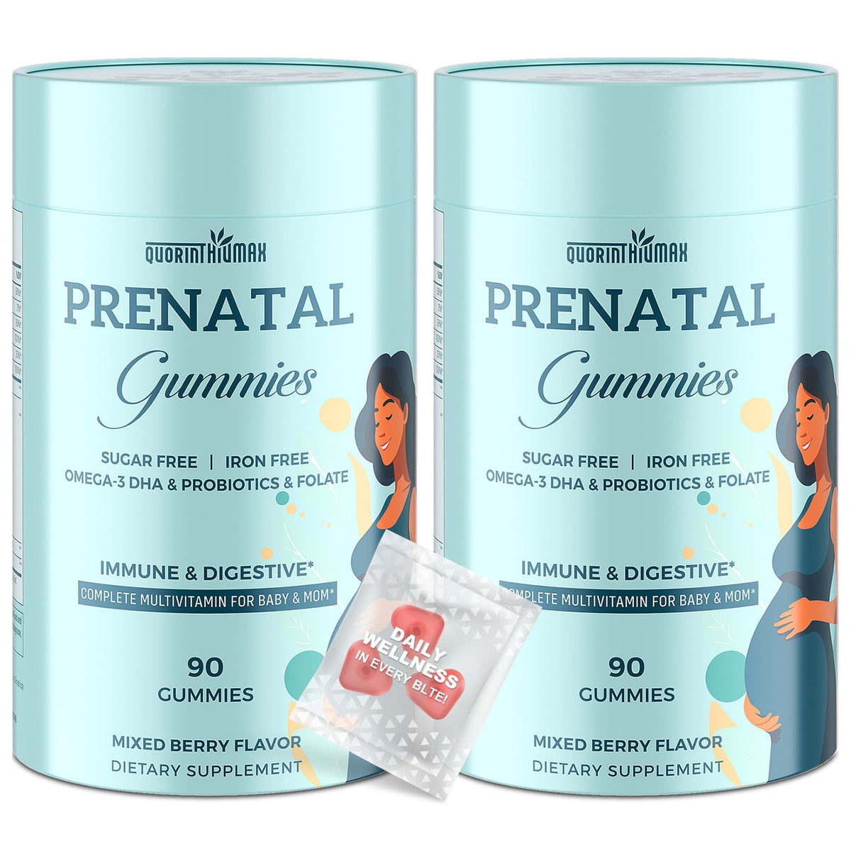 Quorinthiumax prenatal gummies for healthy pregnancy