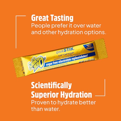 Qwik Stik orange flavour electrolytes