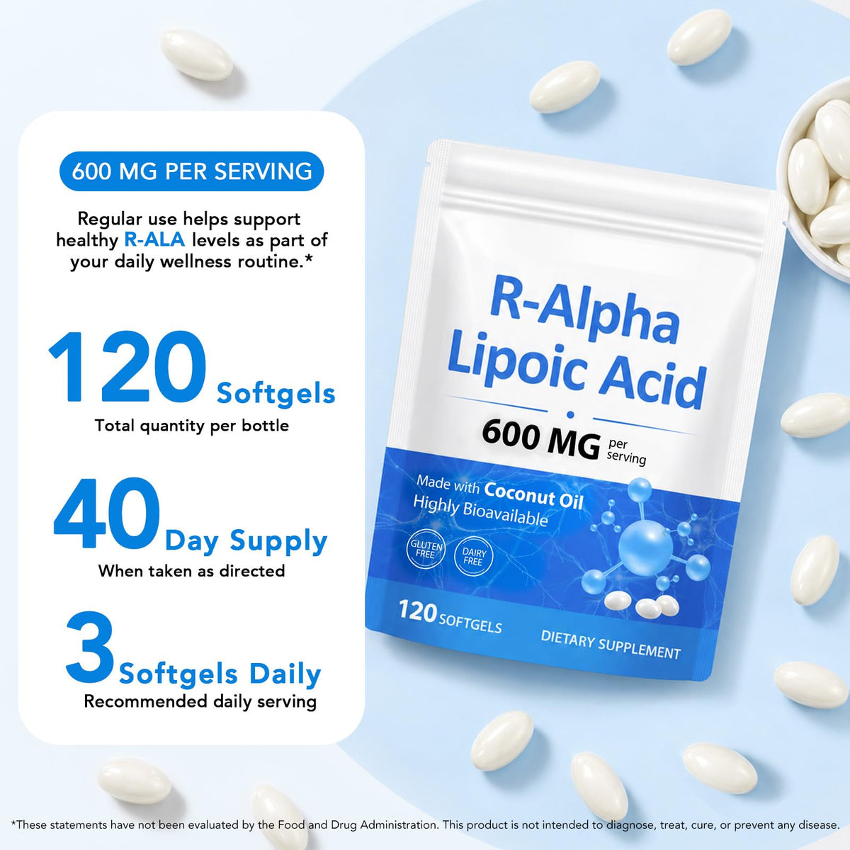 R-Alpha Lipoic Acid for energy
