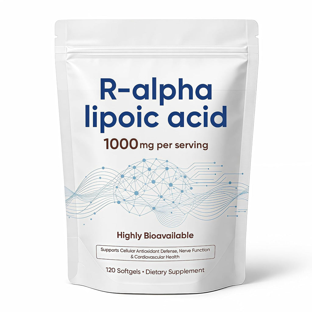 R-Alpha Lipoic Acid softgels for energy