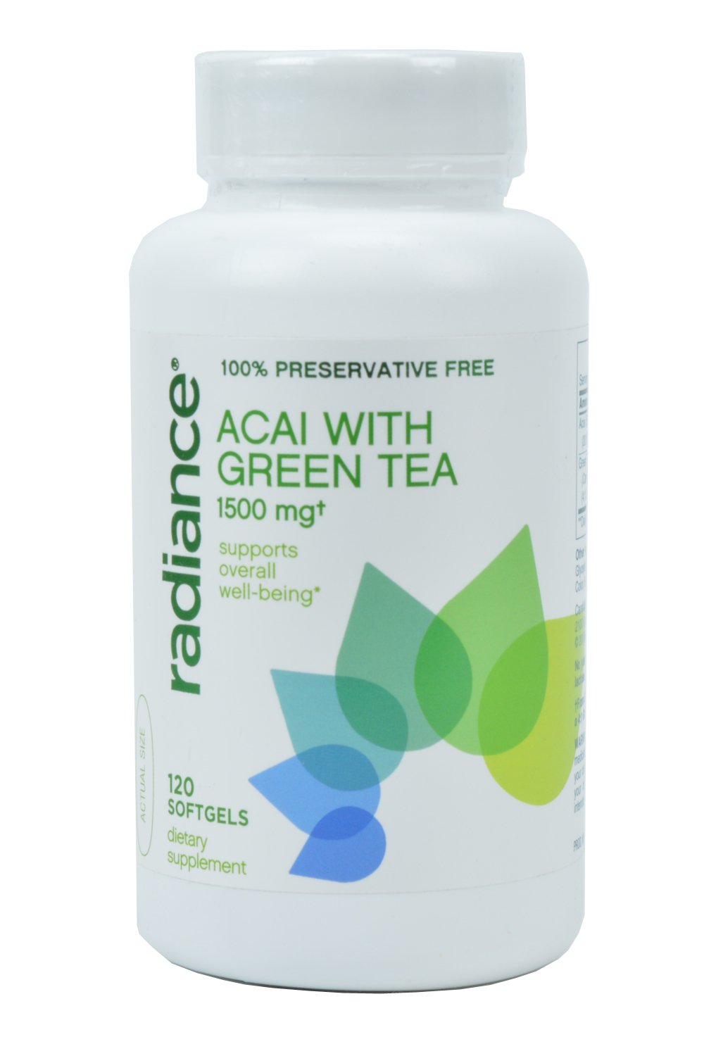 Radiance Acai Extract green tea softgels