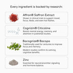 radiant mind saffron supplement