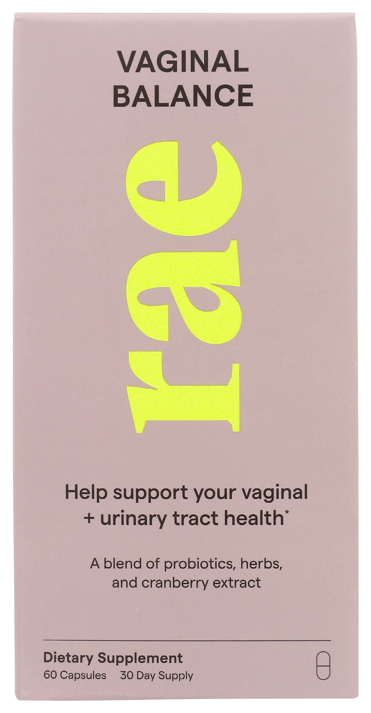 Rae Wellness cranberry vaginal health supplement