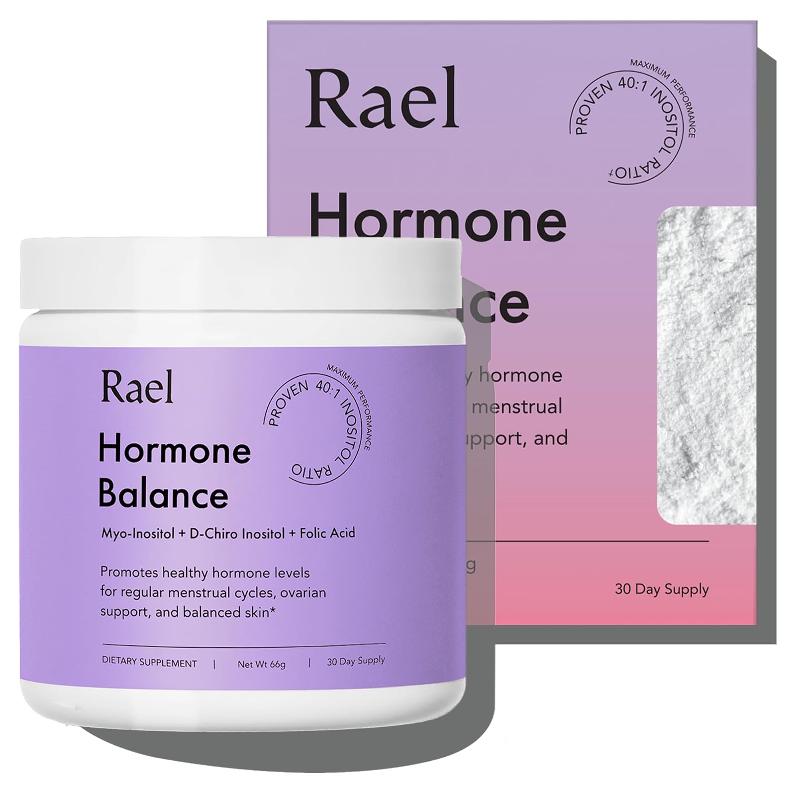 Rael inositol powder for hormone balance