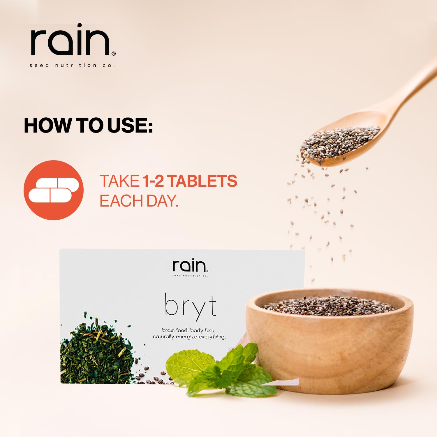 Rain brain supplement for enhanced focus