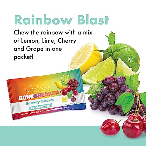 Rainbow Blast energy chews for athletes