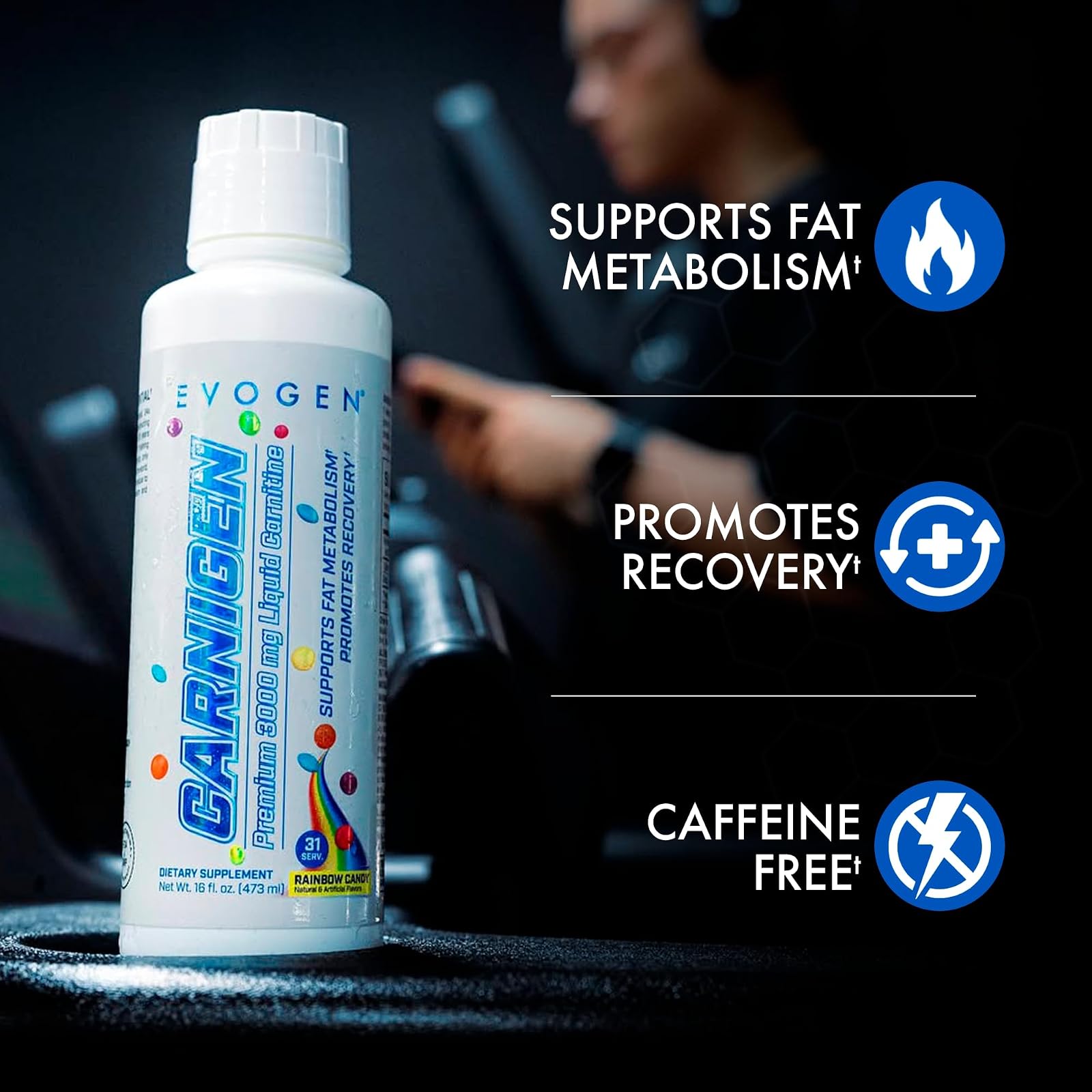 Rainbow candy flavour l-carnitine