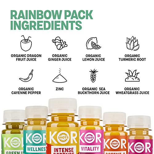 rainbow juice shots for health