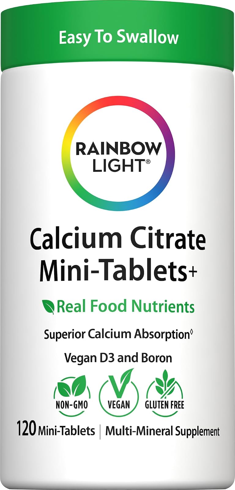 Rainbow Light calcium citrate mini tablets