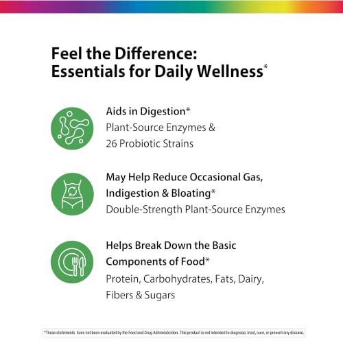 Rainbow Light digestive enzymes for bloating relief