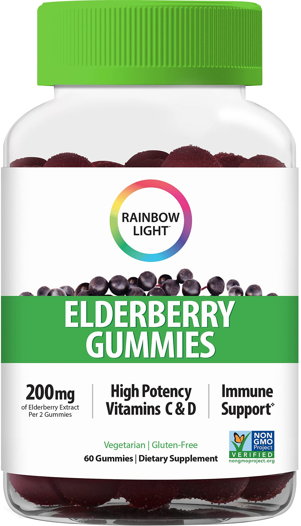 Rainbow Light elderberry gummies for immunity
