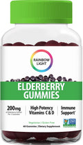 Rainbow Light elderberry gummies for immunity
