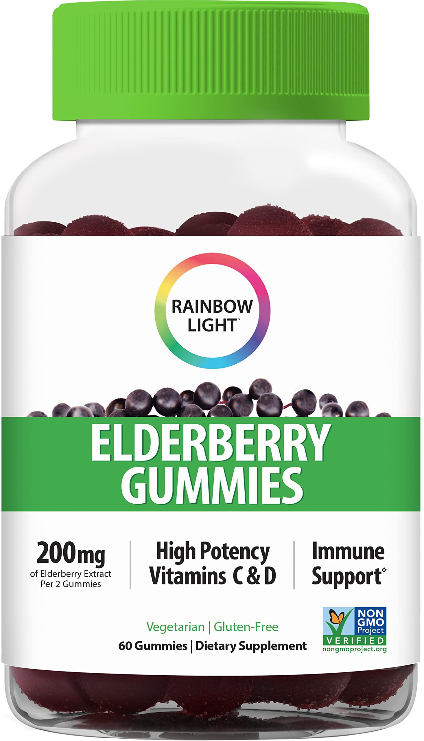 Rainbow Light elderberry gummies for immunity