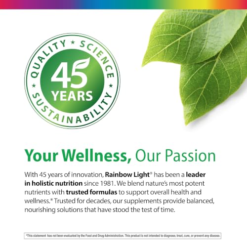 Rainbow Light enzymes promote healthy digestion