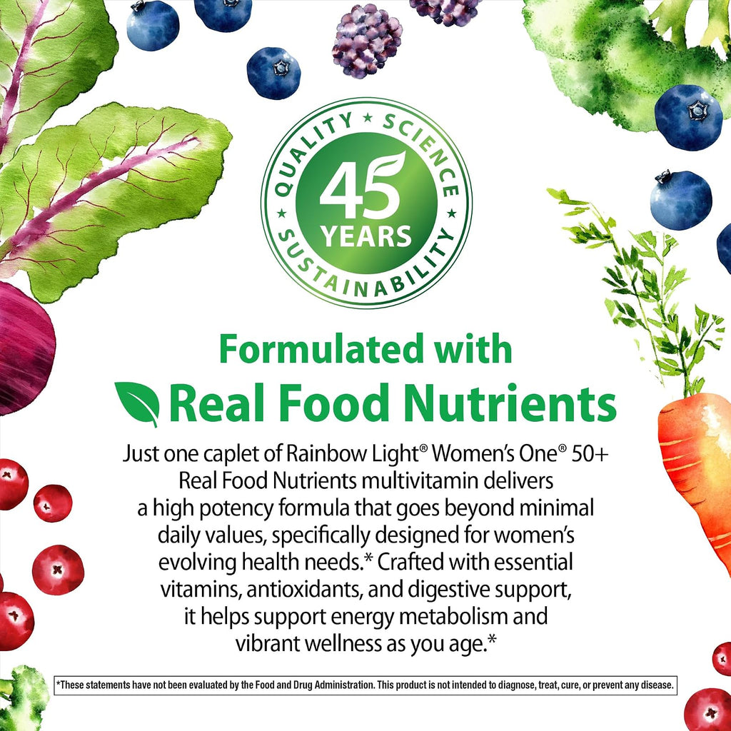 Rainbow Light multivitamin caplets for vitality