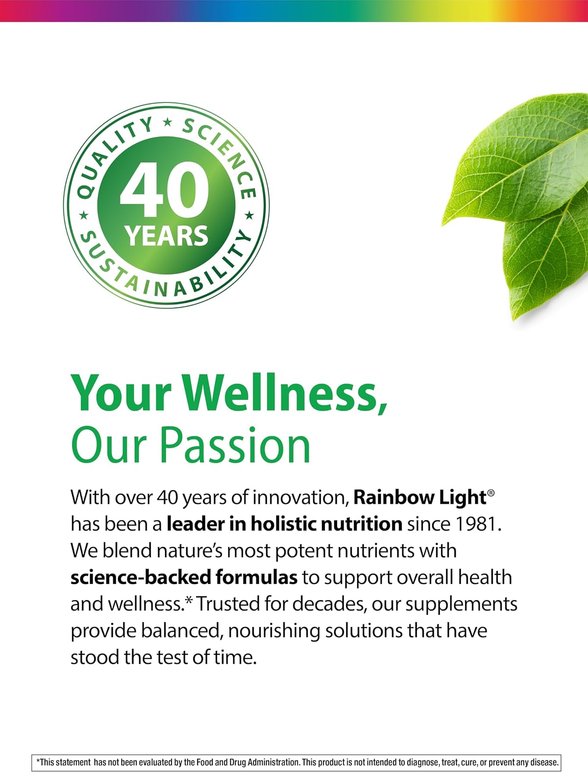 Rainbow Light multivitamin for growing kids
