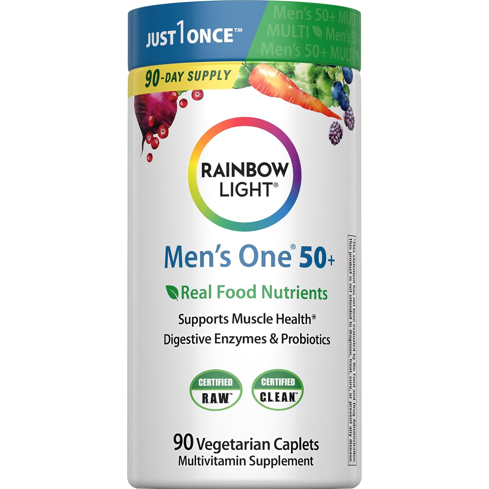 Rainbow Light multivitamins for men 50+