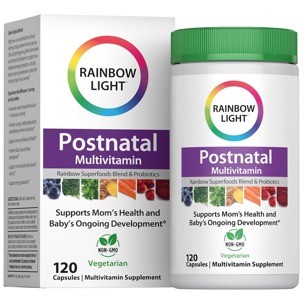Rainbow Light postnatal multivitamin capsules