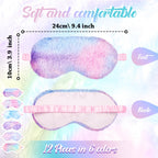 Rainbow plush sleep mask for children