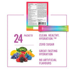 Rainbow Twist electrolyte hydration sticks