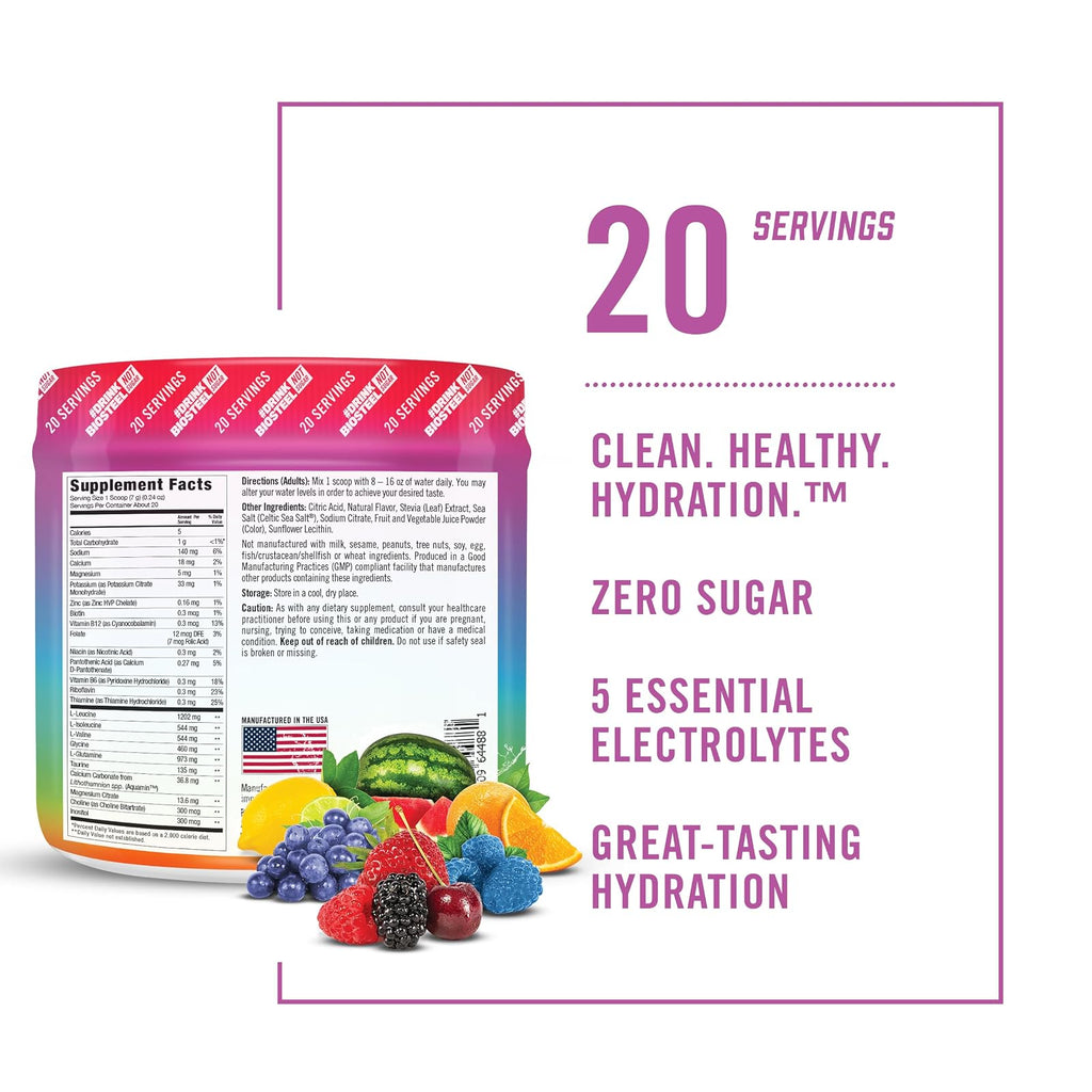 Rainbow twist electrolyte powder benefits