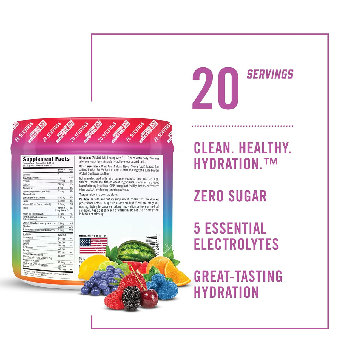 Rainbow twist electrolyte powder benefits