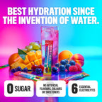 Rainbow Twist flavour electrolyte drink